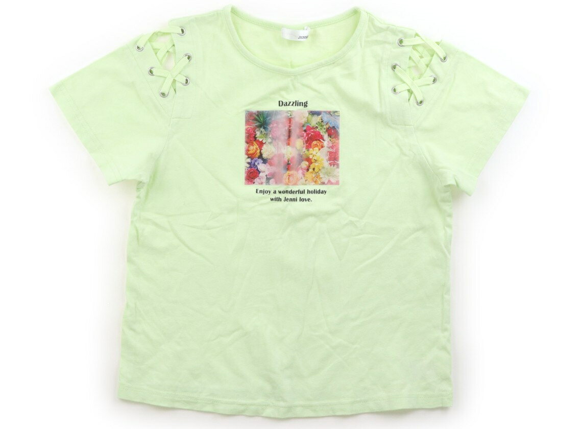 　ブランド 　JENNI(ジェニィ) 　カテゴリー 　Tシャツ・カットソー 　サイズ 　140サイズ 　色 　パステルグリーン 　状態 　★★★ 　記名 　なし 　ジャンル 　Girl 毛羽立ち、やや色あせが見受けられます。袖口、裾、ヨレ感...