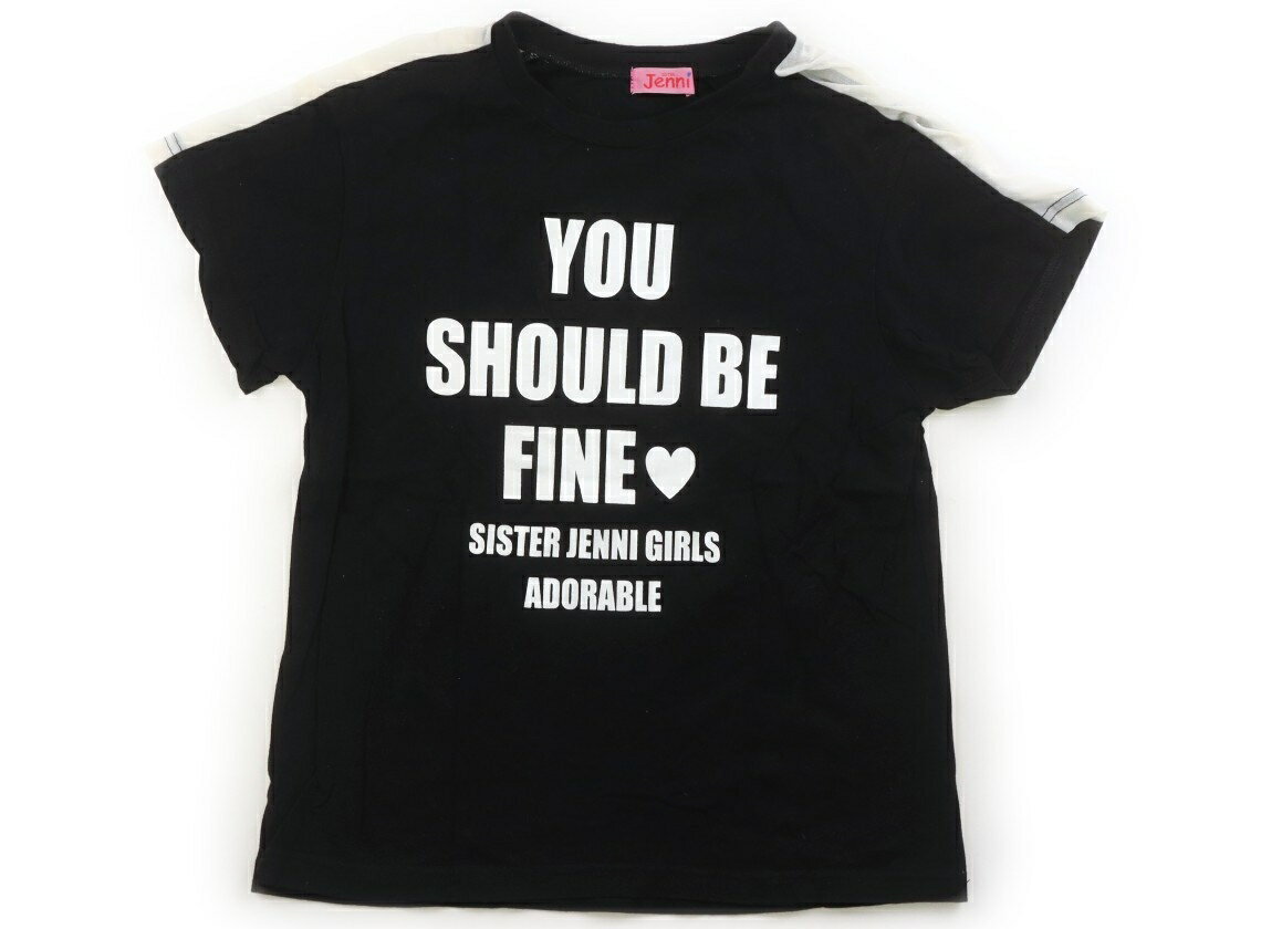 　ブランド 　JENNI(ジェニィ) 　カテゴリー 　Tシャツ・カットソー 　サイズ 　130サイズ 　色 　黒 　状態 　★★（返品不可） 　記名 　なし 　ジャンル 　Girl 肩部分、シースルー風デザイン。毛羽立ちがあります。襟ぐり、...