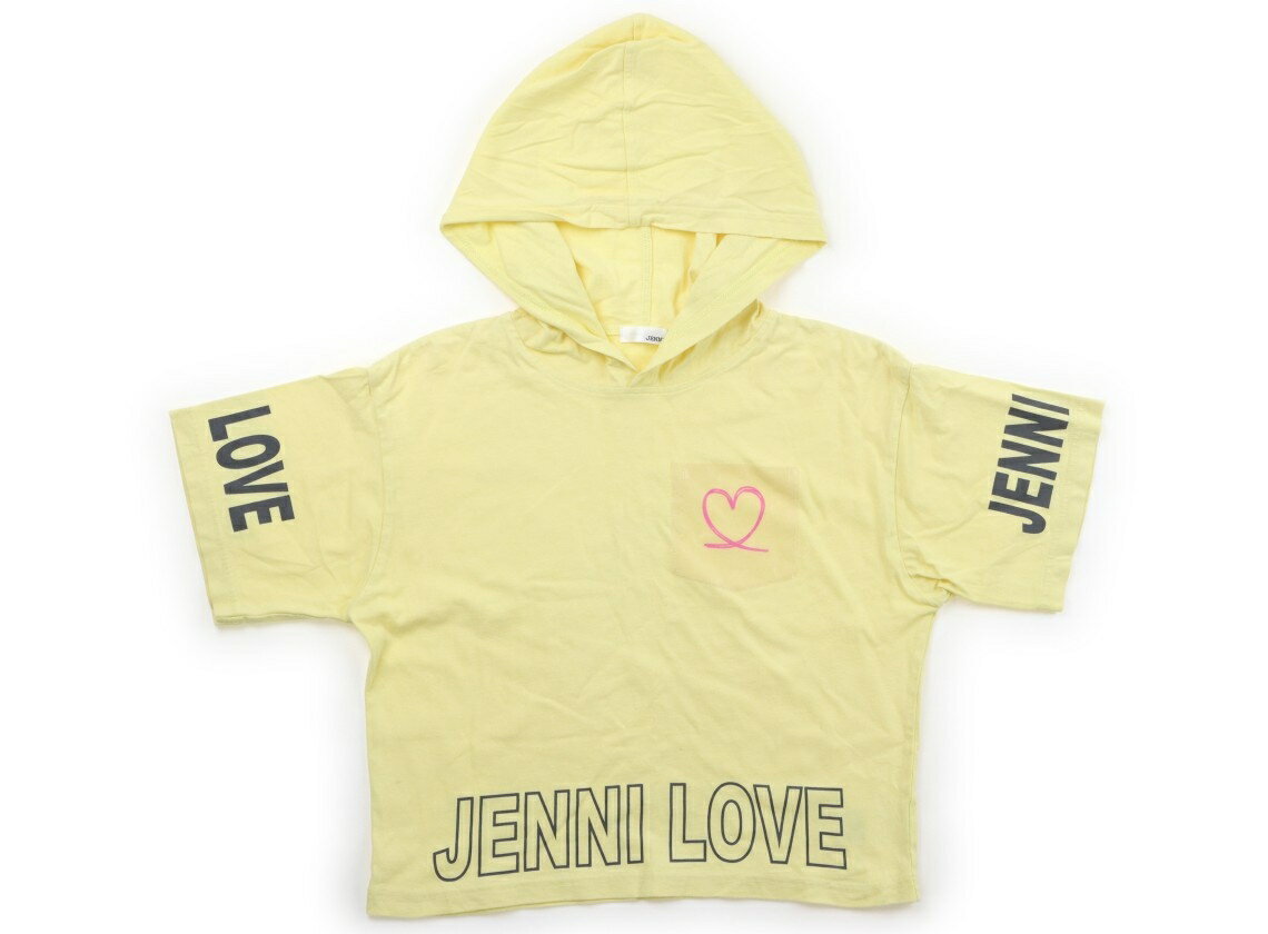 　ブランド 　JENNI(ジェニィ) 　カテゴリー 　Tシャツ・カットソー 　サイズ 　140サイズ 　色 　イエロー、黒 　状態 　★★（返品不可） 　記名 　なし 　ジャンル 　Girl フードは縫い付けです。全体に毛羽立ち所々に薄汚れ...