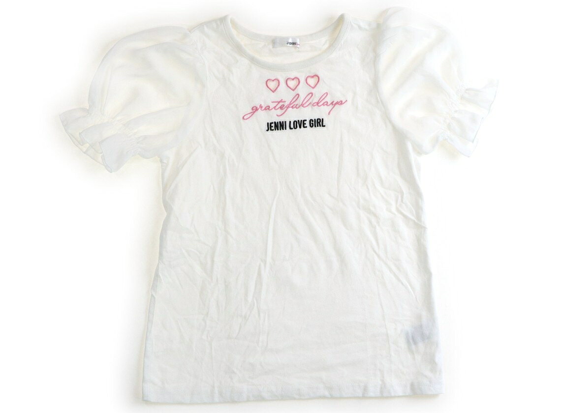 　ブランド 　JENNI(ジェニィ) 　カテゴリー 　Tシャツ・カットソー 　サイズ 　150サイズ 　色 　オフ・ハート型カットワーク 　状態 　★★★ 　記名 　なし 　ジャンル 　Girl 袖はシフォン素材。若干の洗いざらし感がありま...