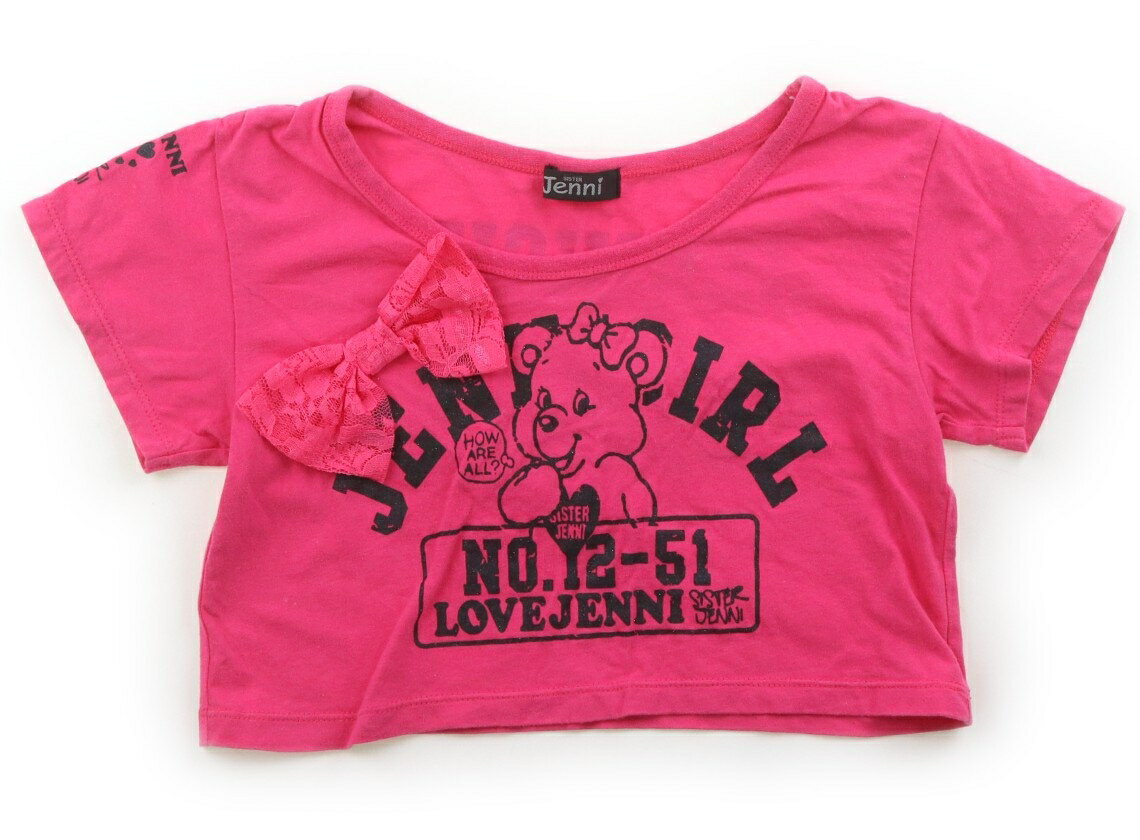 　ブランド 　JENNI(ジェニィ) 　カテゴリー 　Tシャツ・カットソー 　サイズ 　140サイズ 　色 　ショッキングピンク、リボン 　状態 　★★★ 　記名 　なし 　ジャンル 　Girl ショート丈。ヨレと薄い毛羽立ち、白っぽい汚れ...