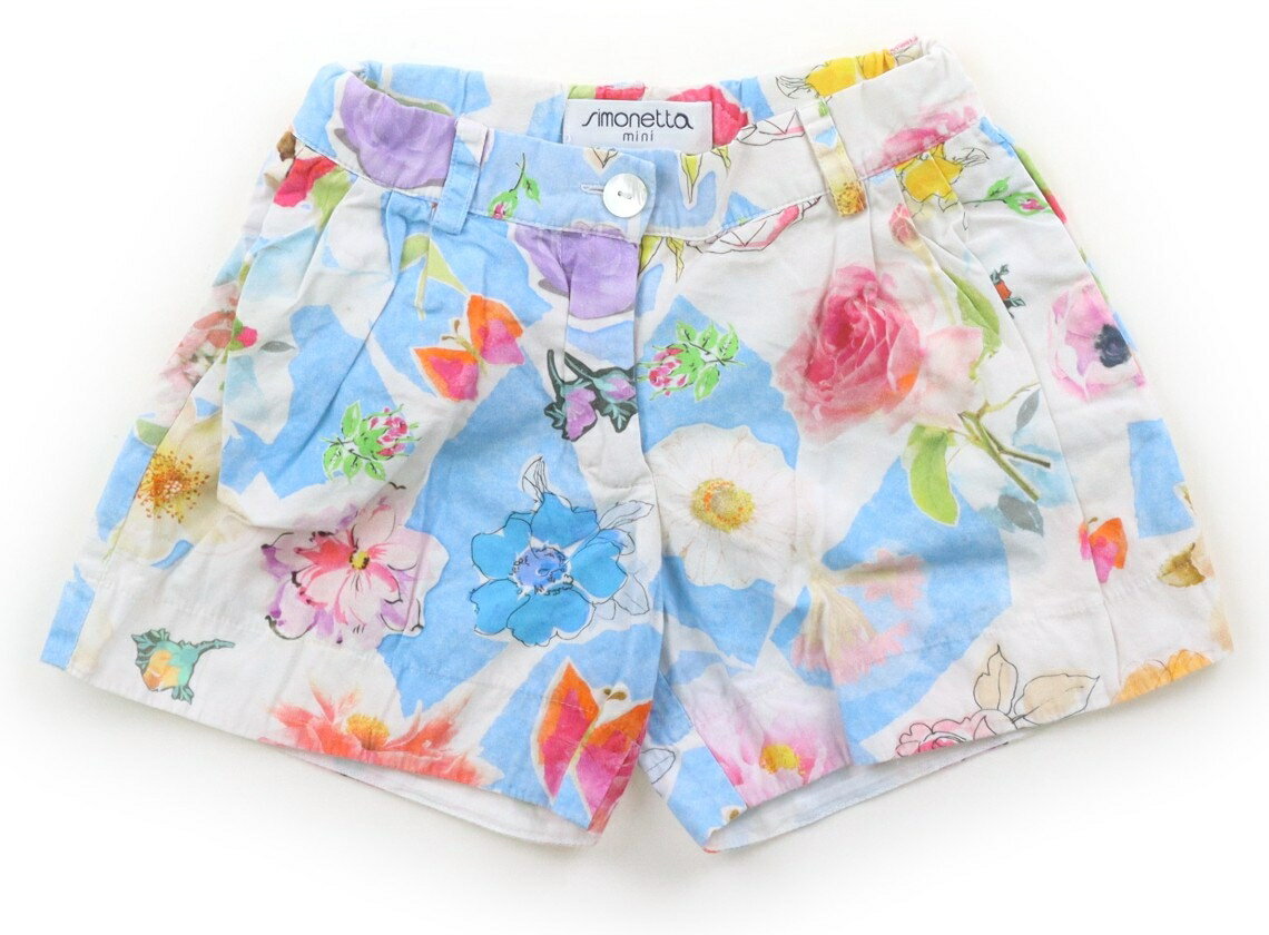 　ブランド 　Simonetta(シモネッタ) 　カテゴリー 　ショートパンツ 　サイズ 　100サイズ 　色 　ブルー、白 　状態 　★★★ 　記名 　なし 　ジャンル 　Girl コットン製、裏地付き。サイズ調整ゴムが付いています。やや...