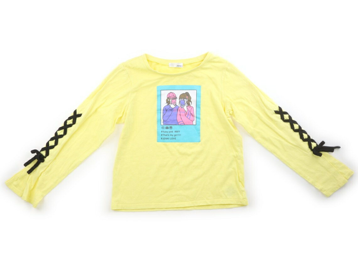　ブランド 　JENNI(ジェニィ) 　カテゴリー 　Tシャツ・カットソー 　サイズ 　150サイズ 　色 　イエロー、ピンク、ブルー、黒リボン 　状態 　★★★ 　記名 　なし 　ジャンル 　Girl ヨレと毛羽立ちあり。普段使いにいかが...
