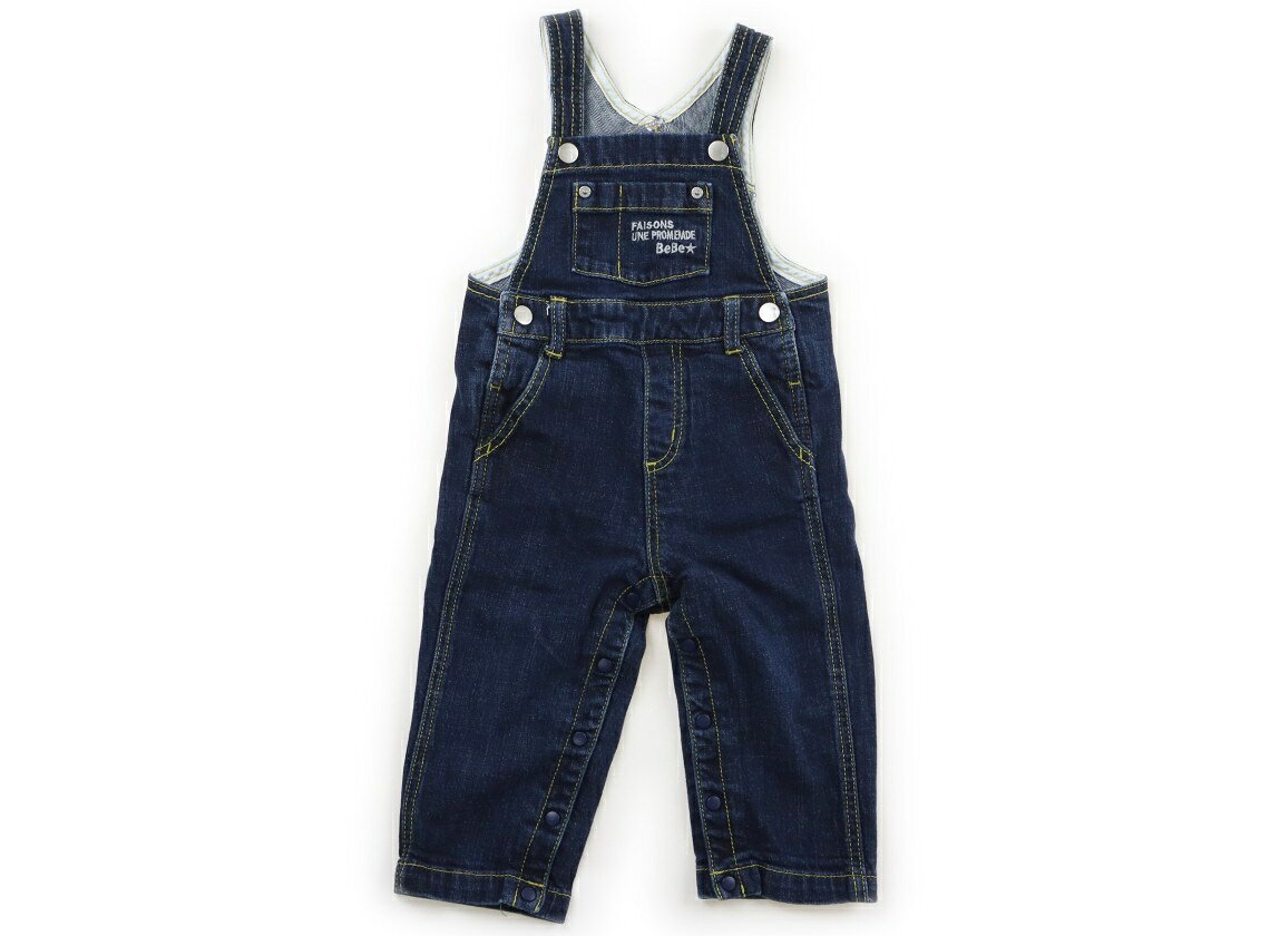 　ブランド 　BeBe(べべ) 　カテゴリー 　ベビーオーバーオール 　サイズ 　80サイズ 　色 　ネイビー 　状態 　★★★ 　記名 　なし 　ジャンル 　Boy 全体に色あせがありますが、まだまだ普段着として活躍してくれそうです。 ＊...
