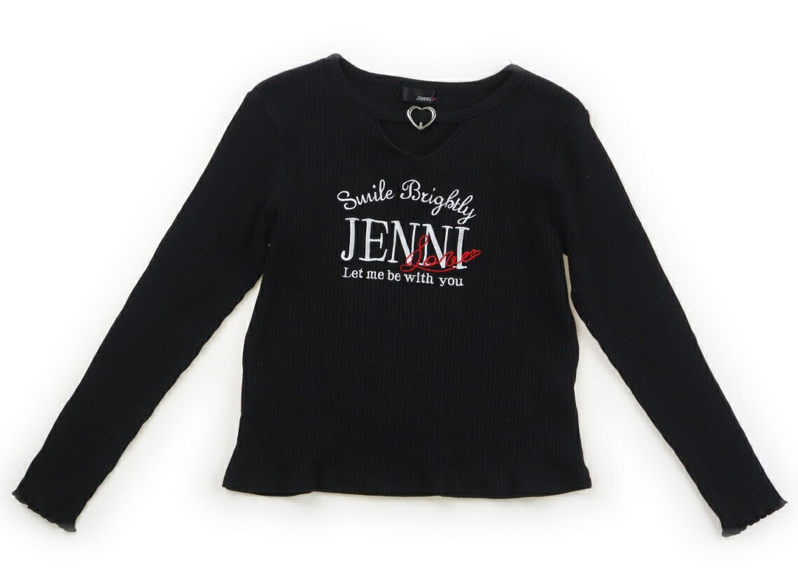 　ブランド 　JENNI(ジェニィ) 　カテゴリー 　Tシャツ・カットソー 　サイズ 　140サイズ 　色 　ブラック・白ロゴ刺繍 　状態 　★★★ 　記名 　なし 　ジャンル 　Girl トタンテレコカットソー生地。前襟ぐり部分あいている...