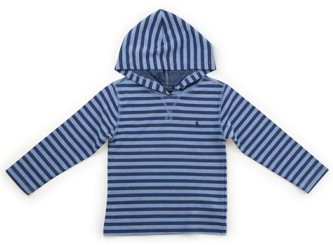 　ブランド 　POLO RALPH LAUREN(ポロラルフローレン) 　カテゴリー 　Tシャツ・カットソー 　サイズ 　110サイズ 　色 　ブルー系ボーダー 　状態 　★★★ 　記名 　なし 　ジャンル 　Boy フードは縫い付けです。...