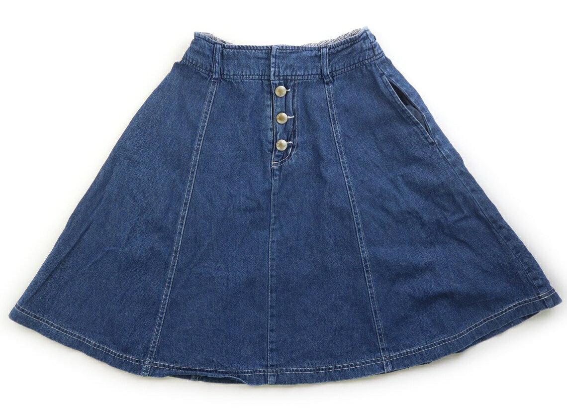 　ブランド 　pom ponette(ポンポネット) 　カテゴリー 　スカート 　サイズ 　150サイズ 　色 　ブルー系 　状態 　★★★ 　記名 　なし 　ジャンル 　Girl 実際のサイズ表記はMです。サイズ調整ゴムが付いています。前...
