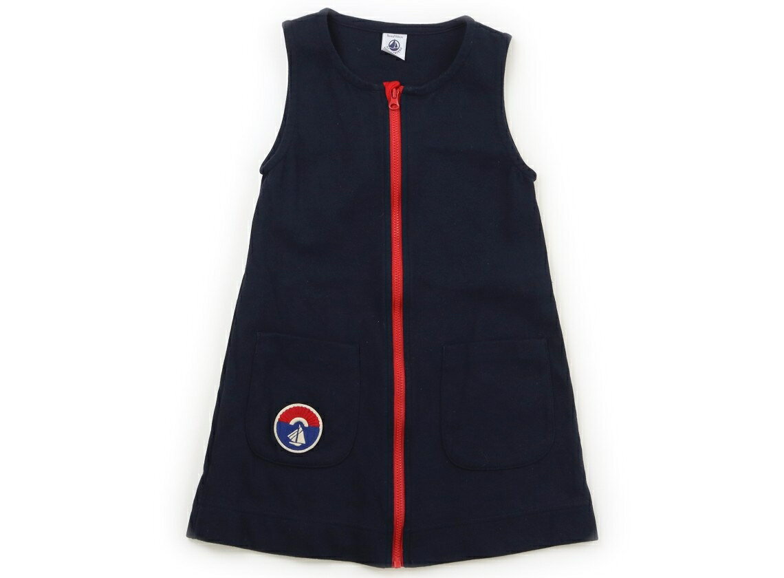 　ブランド 　PETIT BATEAU(プチバトー) 　カテゴリー 　ジャンパースカート 　サイズ 　110サイズ 　色 　ネイビー、赤 　状態 　★★★ 　記名 　なし 　ジャンル 　Girl 厚手カットソー生地。ジップアップ。全体に細か...