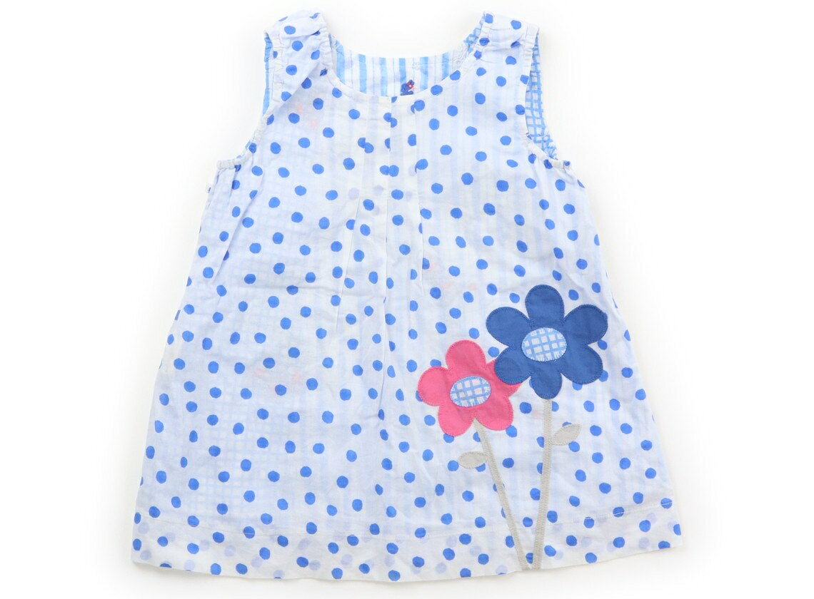 　ブランド 　Knit Planner(KP)(ニットプランナー（KP）) 　カテゴリー 　ジャンパースカート 　サイズ 　90サイズ 　色 　白青ストライプ・ドット 　状態 　★★（返品不可） 　記名 　なし 　ジャンル 　Girl リバ...