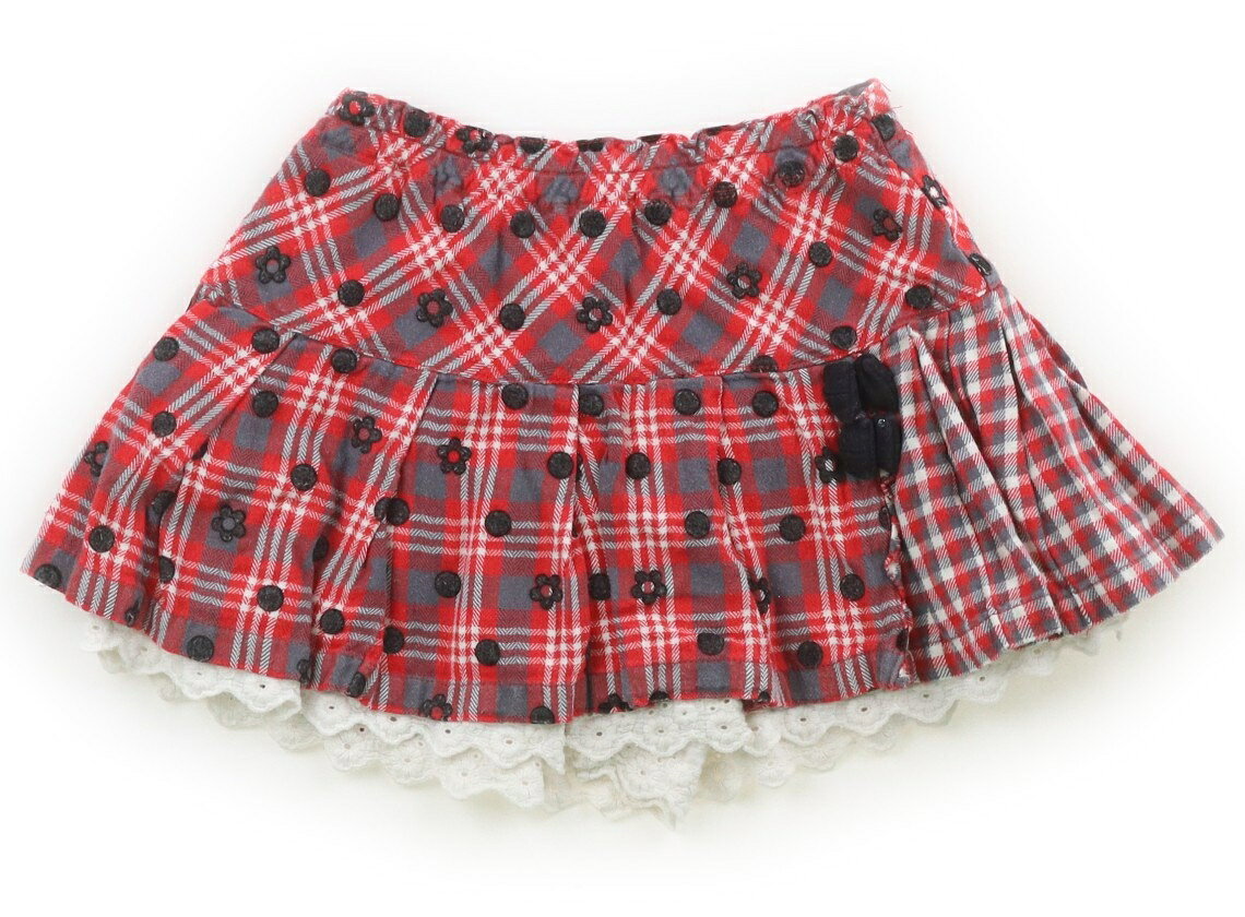 　ブランド 　Knit Planner(KP)(ニットプランナー（KP）) 　カテゴリー 　スカート 　サイズ 　100サイズ 　色 　赤　黒　チャコールグレー 　状態 　★★（返品不可） 　記名 　なし 　ジャンル 　Girl ウエストは...