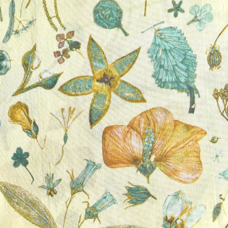 リバティ 生地 Floral Eve フローラル・イブ WE 国産 タナローン ボタニカル柄 花柄 クリーム地 水色 Liberty Fabrics 50cm単位【2021年 新エターナル】 【廃盤色】Floral Eve フローラルイヴ ...