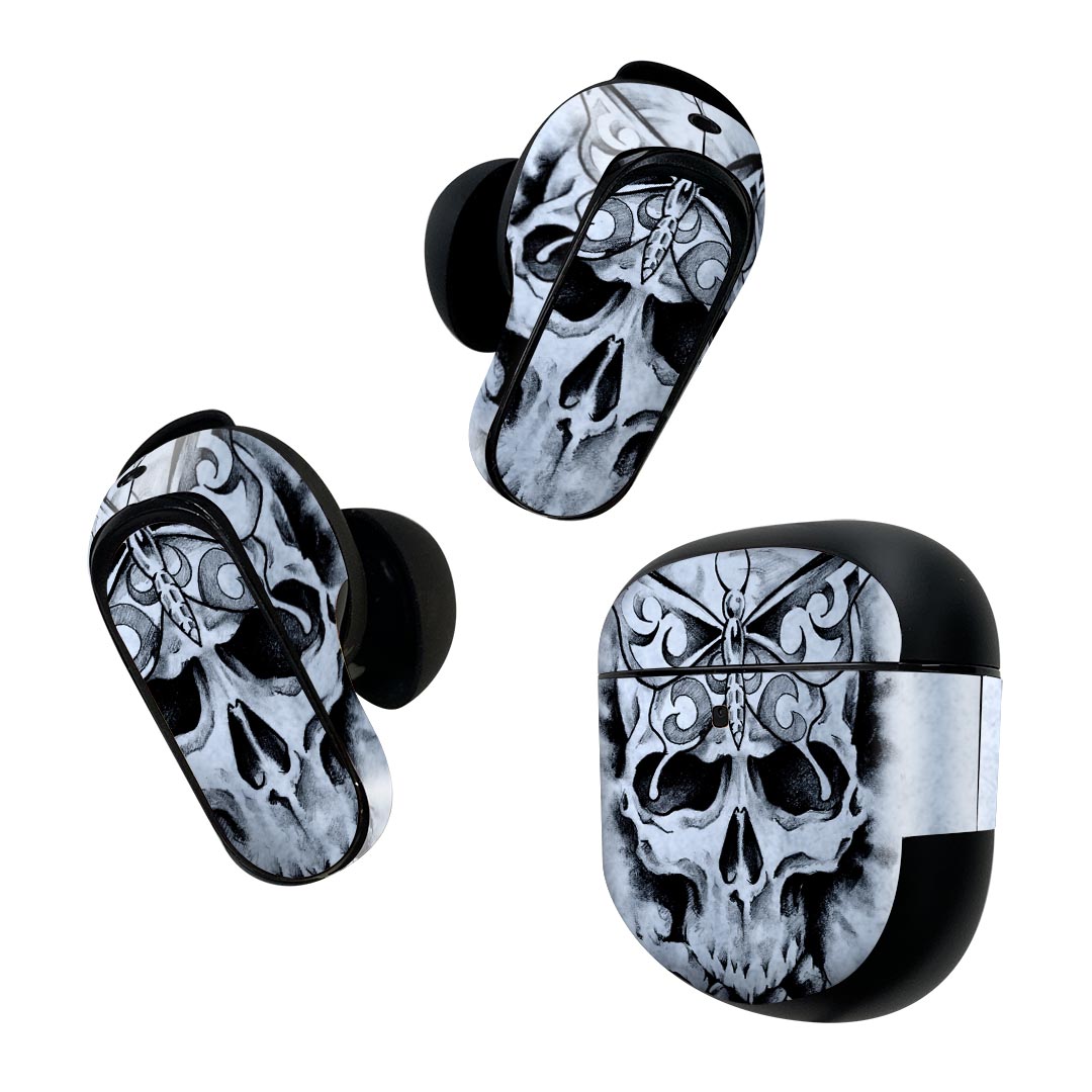 製品名 Bose QuietComfort Earbuds II 専用デザインスキンシール セット内容 Bose QuietComfort Earbuds II 専用シール　イヤホン（左右）3枚、充電ケース用シール 1枚AirPods第3世...