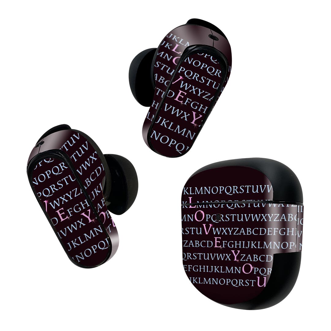 製品名 Bose QuietComfort Earbuds II 専用デザインスキンシール セット内容 Bose QuietComfort Earbuds II 専用シール　イヤホン（左右）3枚、充電ケース用シール 1枚AirPods第3世...