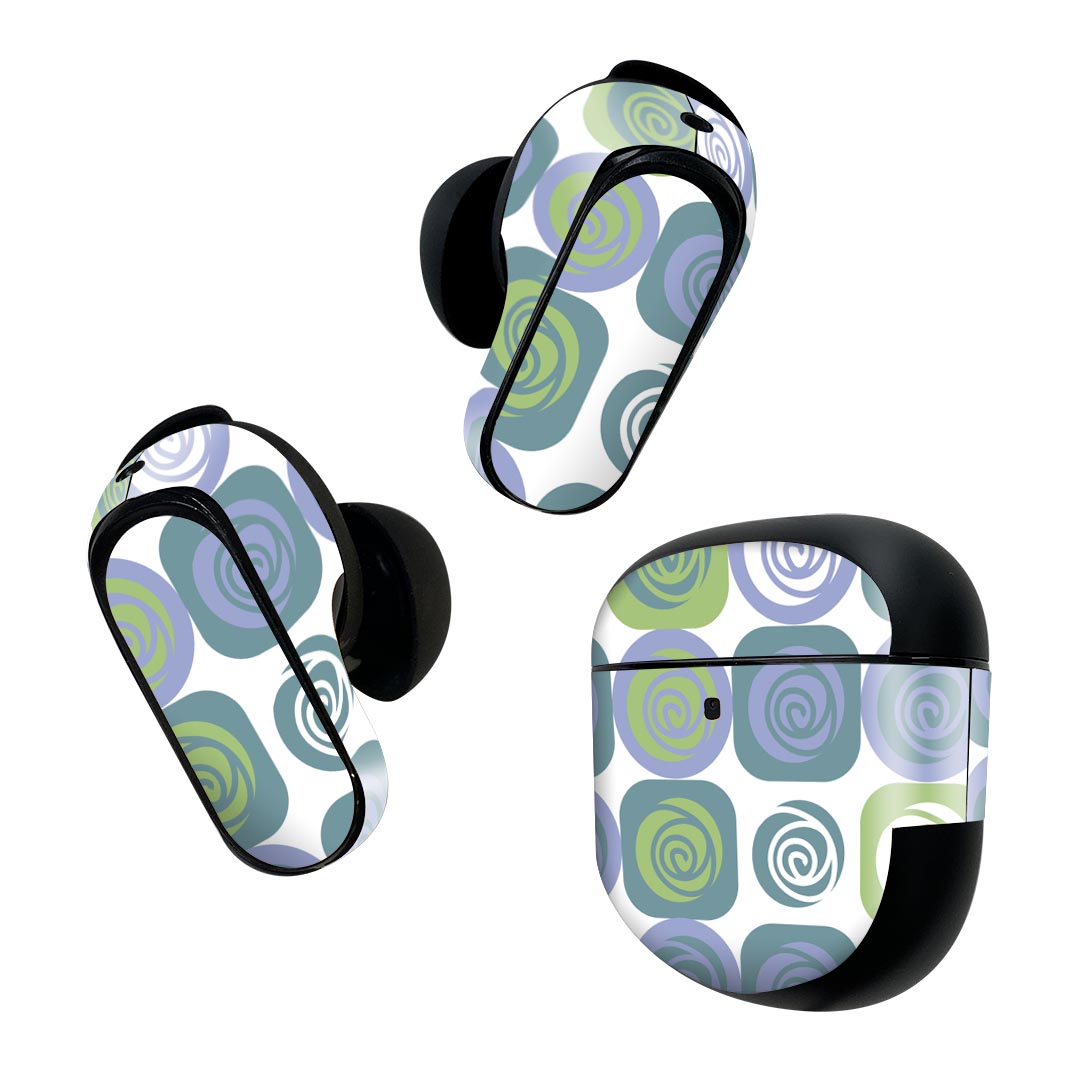 製品名 Bose QuietComfort Earbuds II 専用デザインスキンシール セット内容 Bose QuietComfort Earbuds II 専用シール　イヤホン（左右）3枚、充電ケース用シール 1枚AirPods第3世...