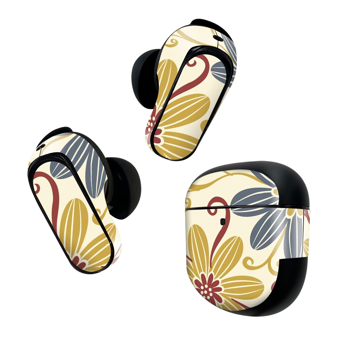 製品名 Bose QuietComfort Earbuds II 専用デザインスキンシール セット内容 Bose QuietComfort Earbuds II 専用シール　イヤホン（左右）3枚、充電ケース用シール 1枚AirPods第3世...