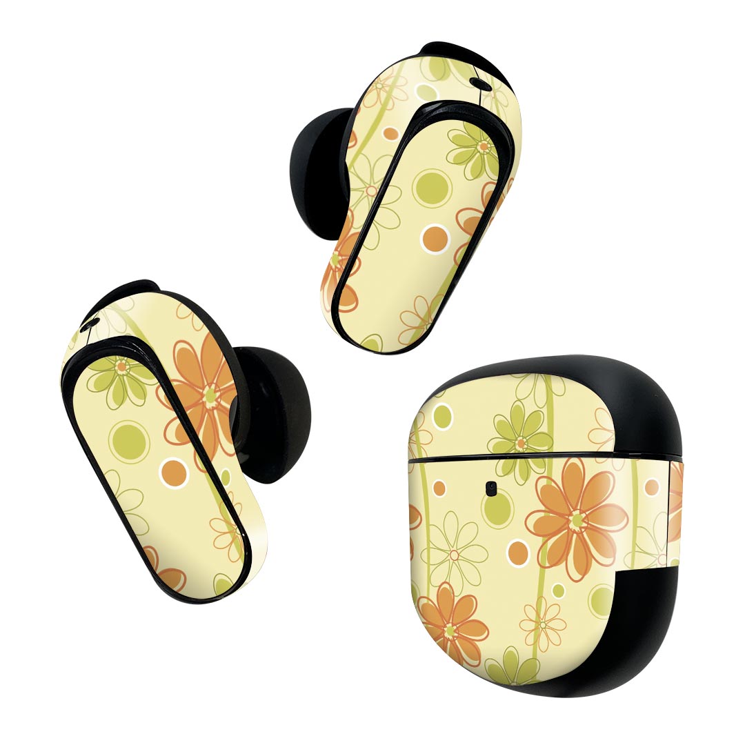 製品名 Bose QuietComfort Earbuds II 専用デザインスキンシール セット内容 Bose QuietComfort Earbuds II 専用シール　イヤホン（左右）3枚、充電ケース用シール 1枚AirPods第3世...