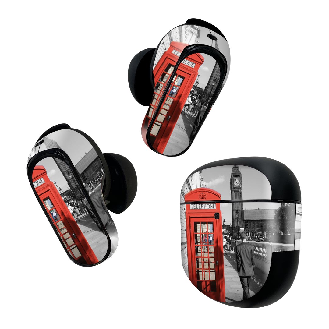 製品名 Bose QuietComfort Earbuds II 専用デザインスキンシール セット内容 Bose QuietComfort Earbuds II 専用シール　イヤホン（左右）3枚、充電ケース用シール 1枚AirPods第3世...