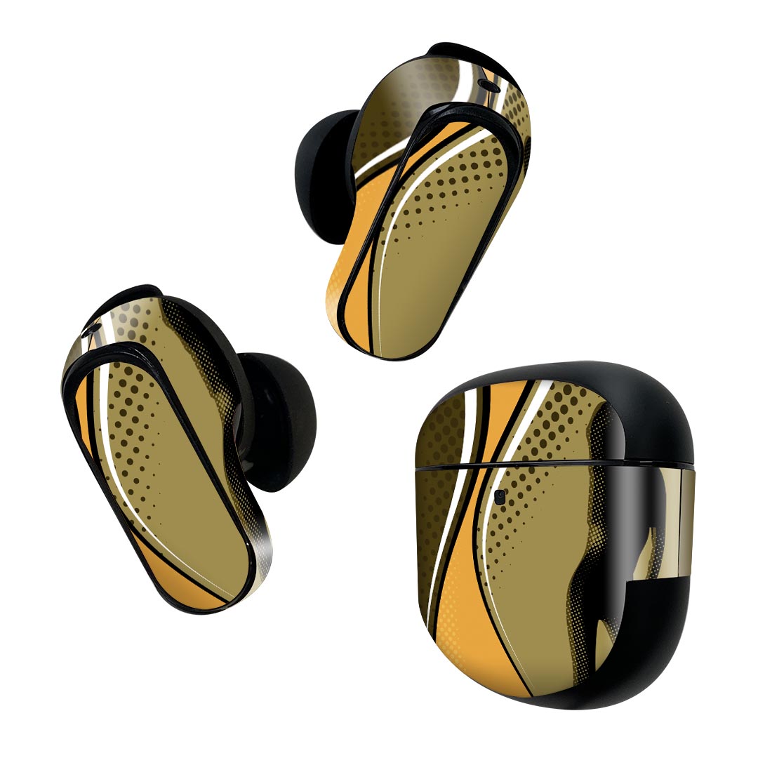 製品名 Bose QuietComfort Earbuds II 専用デザインスキンシール セット内容 Bose QuietComfort Earbuds II 専用シール　イヤホン（左右）3枚、充電ケース用シール 1枚AirPods第3世...