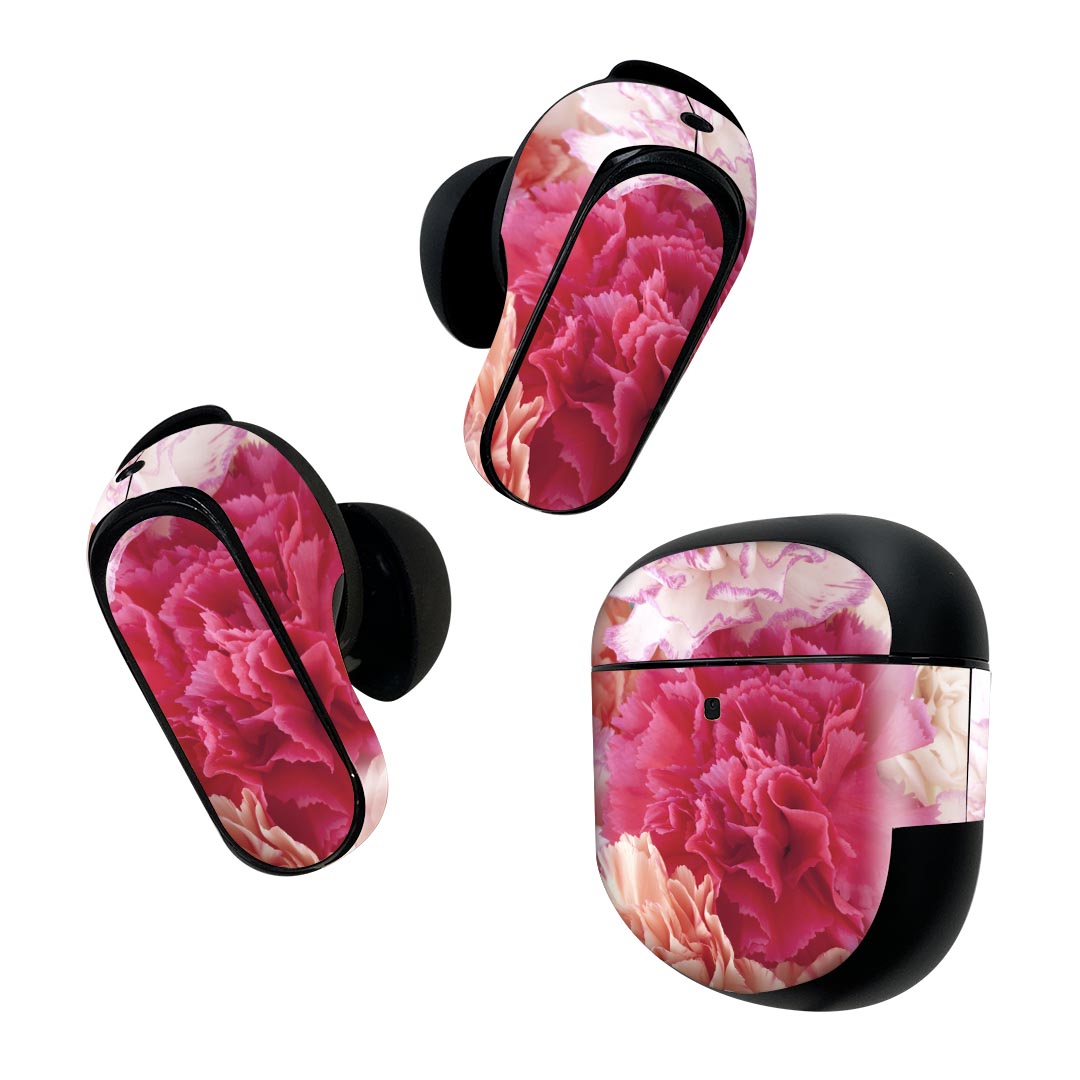 製品名 Bose QuietComfort Earbuds II 専用デザインスキンシール セット内容 Bose QuietComfort Earbuds II 専用シール　イヤホン（左右）3枚、充電ケース用シール 1枚AirPods第3世...