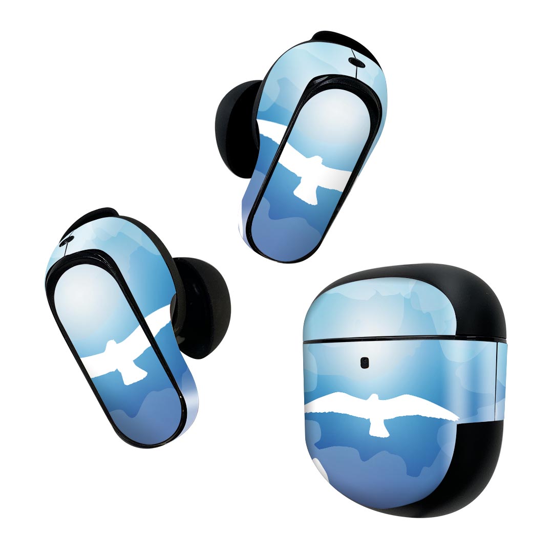 製品名 Bose QuietComfort Earbuds II 専用デザインスキンシール セット内容 Bose QuietComfort Earbuds II 専用シール　イヤホン（左右）3枚、充電ケース用シール 1枚AirPods第3世...
