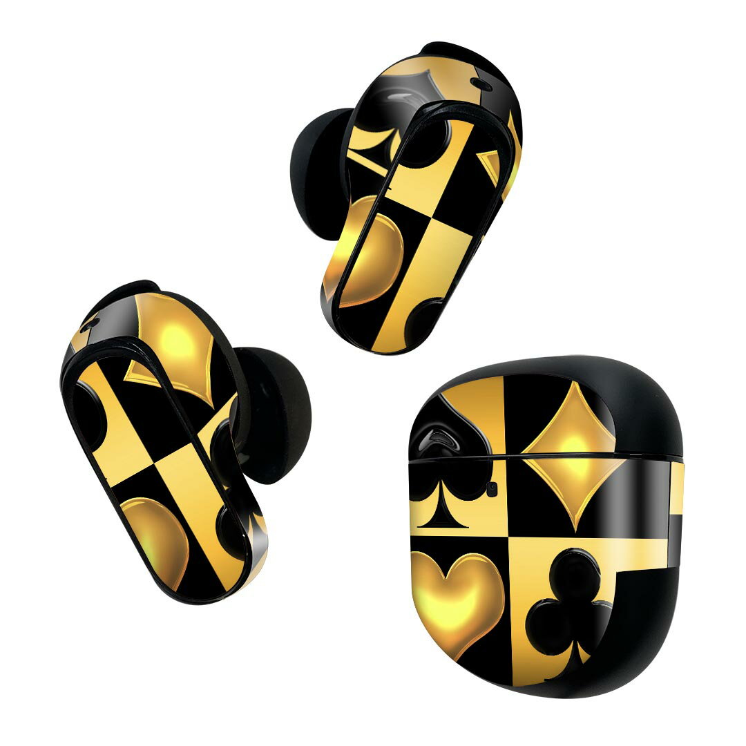 製品名 Bose QuietComfort Earbuds II 専用デザインスキンシール セット内容 Bose QuietComfort Earbuds II 専用シール　イヤホン（左右）3枚、充電ケース用シール 1枚AirPods第3世...