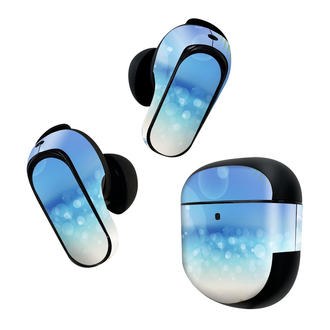 製品名 Bose QuietComfort Earbuds II 専用デザインスキンシール セット内容 Bose QuietComfort Earbuds II 専用シール　イヤホン（左右）3枚、充電ケース用シール 1枚AirPods第3世...