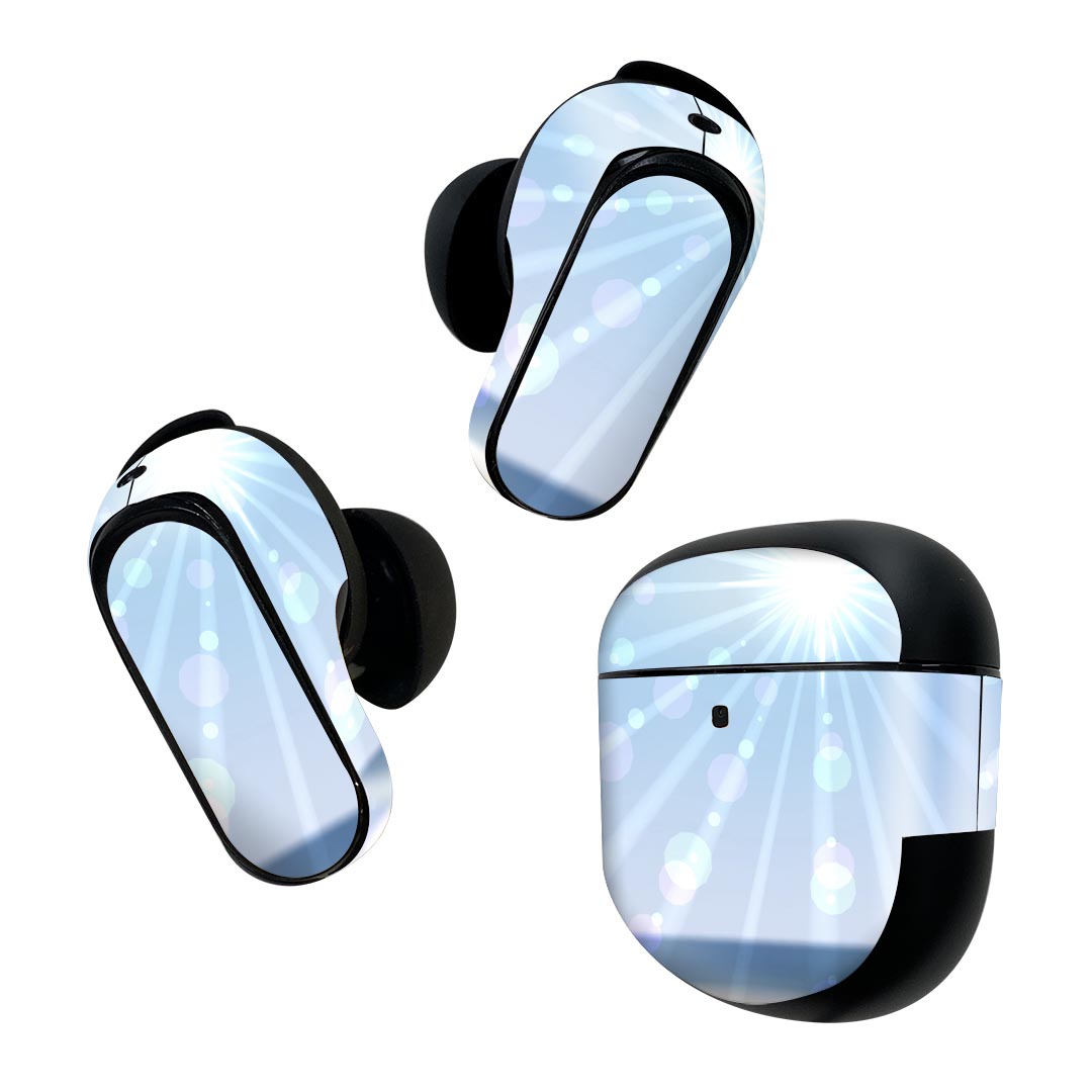 製品名 Bose QuietComfort Earbuds II 専用デザインスキンシール セット内容 Bose QuietComfort Earbuds II 専用シール　イヤホン（左右）3枚、充電ケース用シール 1枚AirPods第3世...