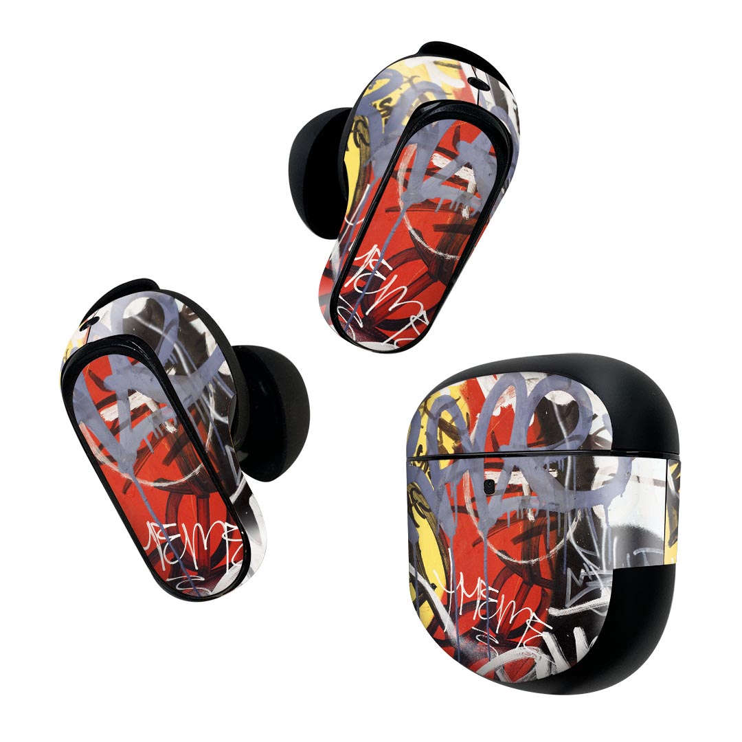 製品名 Bose QuietComfort Earbuds II 専用デザインスキンシール セット内容 Bose QuietComfort Earbuds II 専用シール　イヤホン（左右）3枚、充電ケース用シール 1枚AirPods第3世...