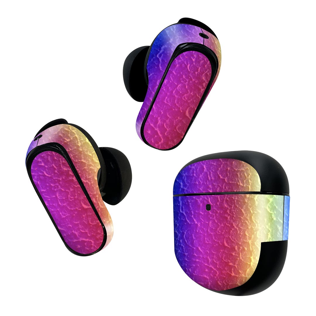 製品名 Bose QuietComfort Earbuds II 専用デザインスキンシール セット内容 Bose QuietComfort Earbuds II 専用シール　イヤホン（左右）3枚、充電ケース用シール 1枚AirPods第3世...