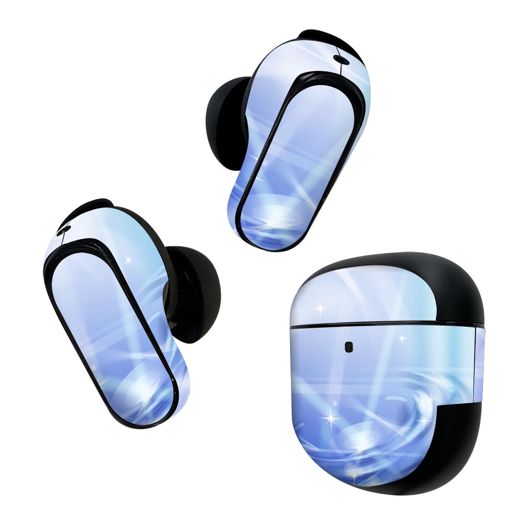 製品名 Bose QuietComfort Earbuds II 専用デザインスキンシール セット内容 Bose QuietComfort Earbuds II 専用シール　イヤホン（左右）3枚、充電ケース用シール 1枚AirPods第3世...