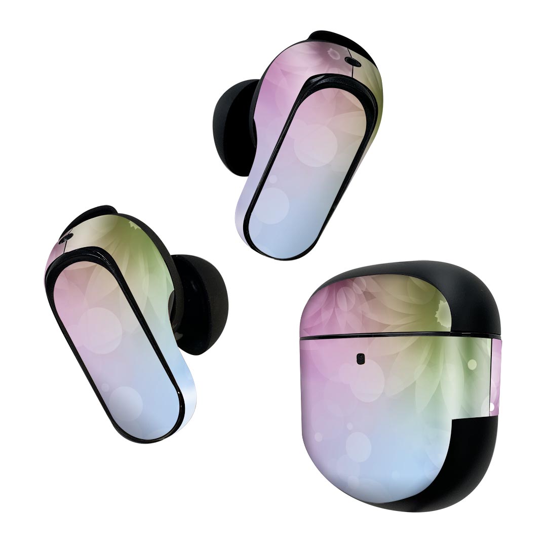 製品名 Bose QuietComfort Earbuds II 専用デザインスキンシール セット内容 Bose QuietComfort Earbuds II 専用シール　イヤホン（左右）3枚、充電ケース用シール 1枚AirPods第3世...