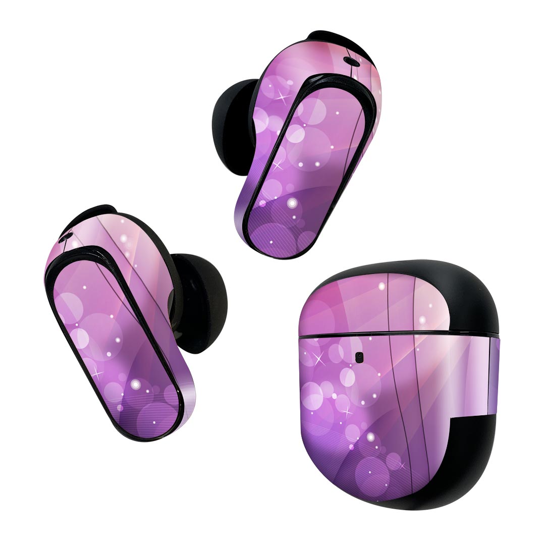 製品名 Bose QuietComfort Earbuds II 専用デザインスキンシール セット内容 Bose QuietComfort Earbuds II 専用シール　イヤホン（左右）3枚、充電ケース用シール 1枚AirPods第3世...