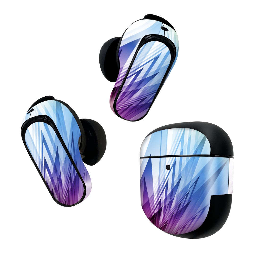 製品名 Bose QuietComfort Earbuds II 専用デザインスキンシール セット内容 Bose QuietComfort Earbuds II 専用シール　イヤホン（左右）3枚、充電ケース用シール 1枚AirPods第3世...