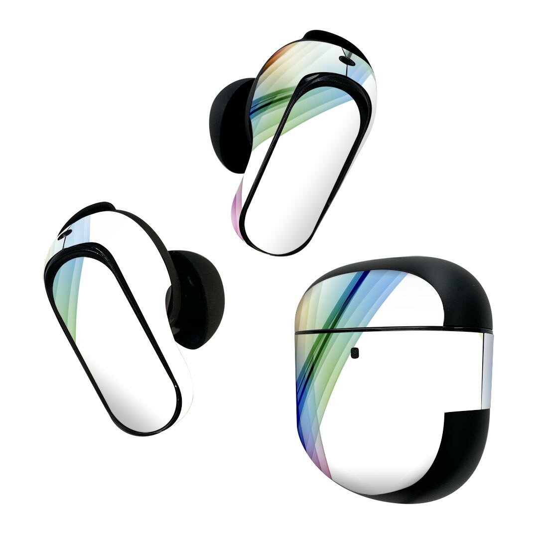 製品名 Bose QuietComfort Earbuds II 専用デザインスキンシール セット内容 Bose QuietComfort Earbuds II 専用シール　イヤホン（左右）3枚、充電ケース用シール 1枚AirPods第3世...