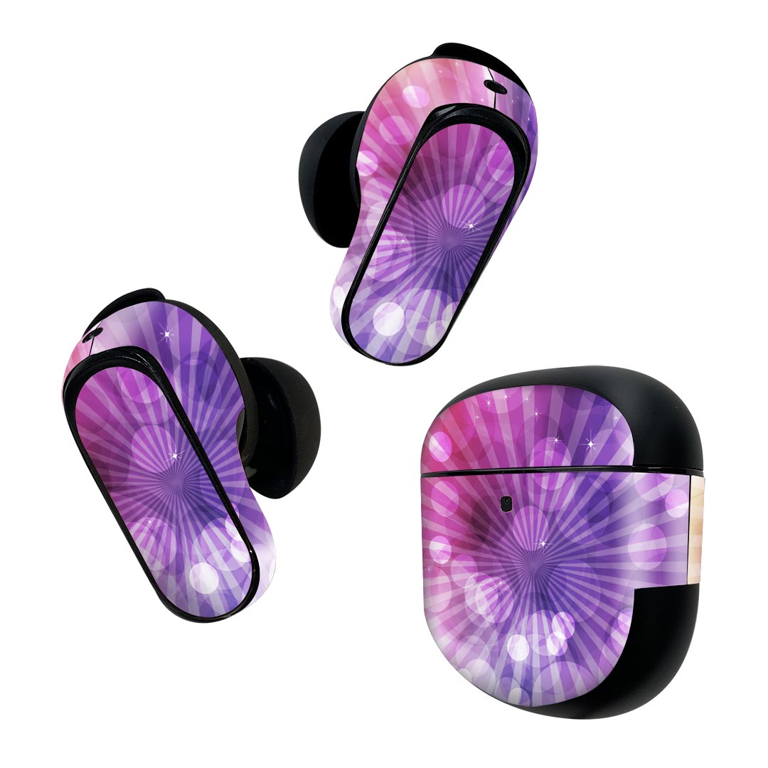 製品名 Bose QuietComfort Earbuds II 専用デザインスキンシール セット内容 Bose QuietComfort Earbuds II 専用シール　イヤホン（左右）3枚、充電ケース用シール 1枚AirPods第3世...