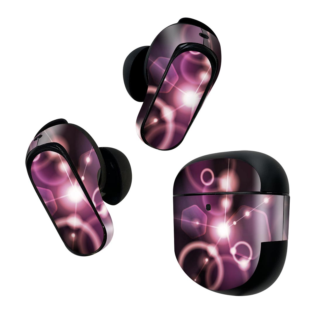 製品名 Bose QuietComfort Earbuds II 専用デザインスキンシール セット内容 Bose QuietComfort Earbuds II 専用シール　イヤホン（左右）3枚、充電ケース用シール 1枚AirPods第3世...