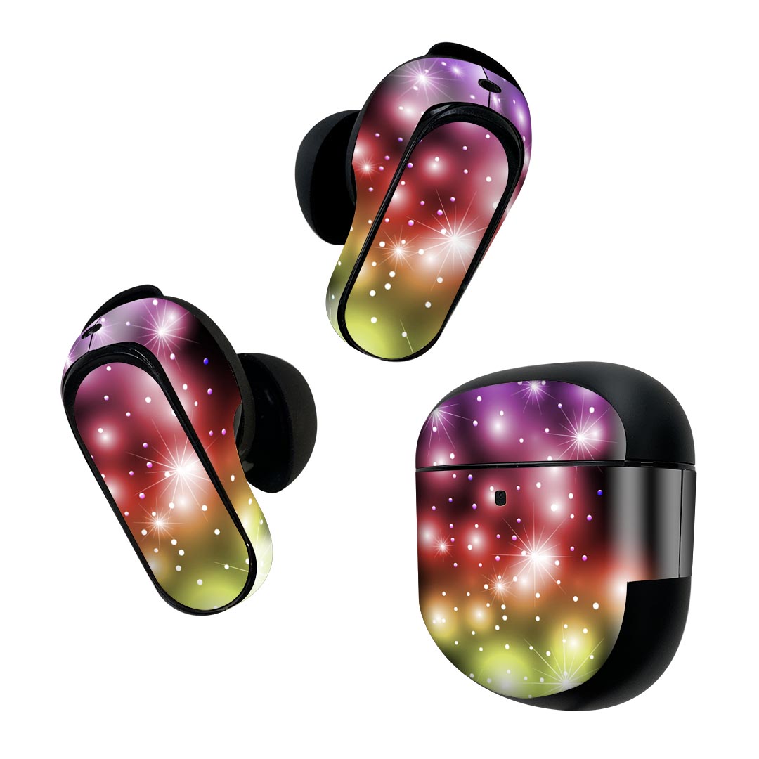 製品名 Bose QuietComfort Earbuds II 専用デザインスキンシール セット内容 Bose QuietComfort Earbuds II 専用シール　イヤホン（左右）3枚、充電ケース用シール 1枚AirPods第3世...