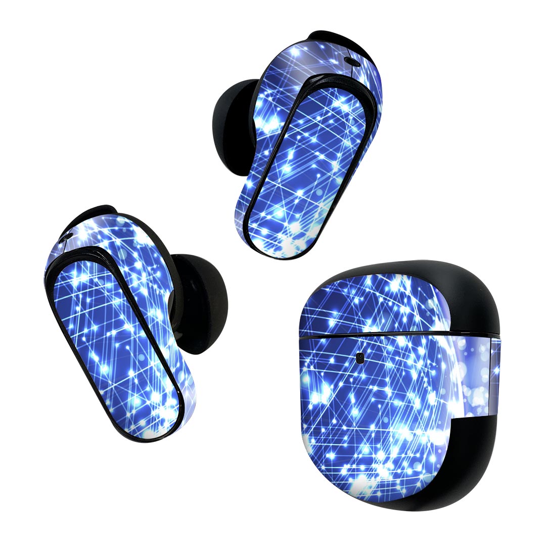 製品名 Bose QuietComfort Earbuds II 専用デザインスキンシール セット内容 Bose QuietComfort Earbuds II 専用シール　イヤホン（左右）3枚、充電ケース用シール 1枚AirPods第3世...