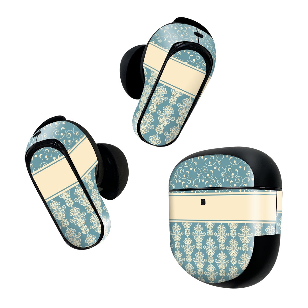 製品名 Bose QuietComfort Earbuds II 専用デザインスキンシール セット内容 Bose QuietComfort Earbuds II 専用シール　イヤホン（左右）3枚、充電ケース用シール 1枚AirPods第3世...