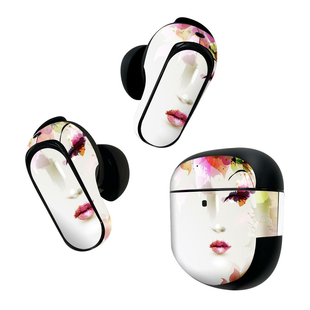 製品名 Bose QuietComfort Earbuds II 専用デザインスキンシール セット内容 Bose QuietComfort Earbuds II 専用シール　イヤホン（左右）3枚、充電ケース用シール 1枚AirPods第3世...