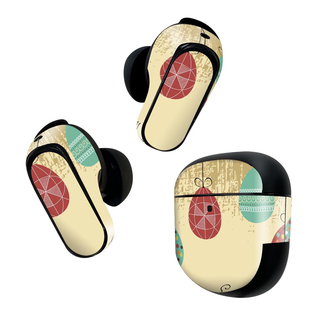 製品名 Bose QuietComfort Earbuds II 専用デザインスキンシール セット内容 Bose QuietComfort Earbuds II 専用シール　イヤホン（左右）3枚、充電ケース用シール 1枚AirPods第3世...