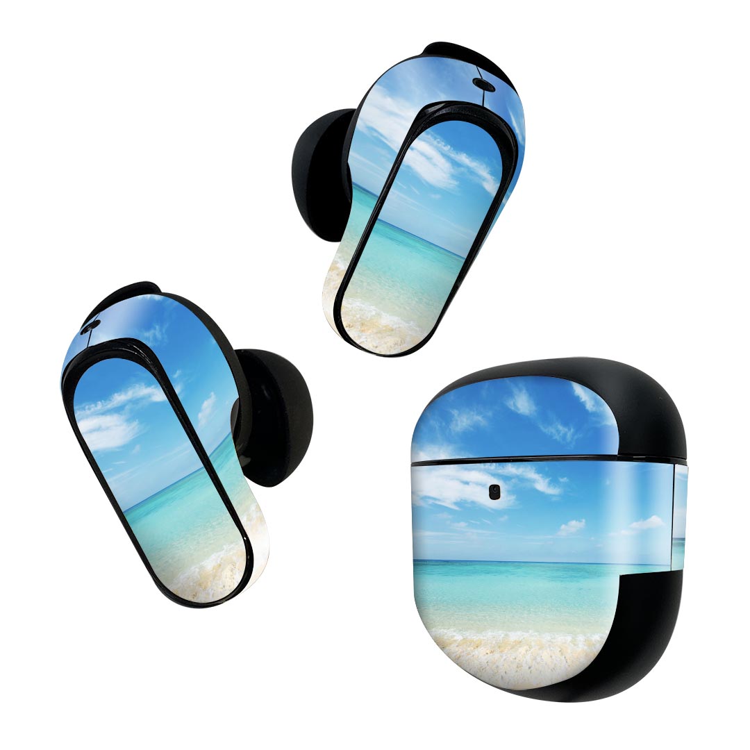 製品名 Bose QuietComfort Earbuds II 専用デザインスキンシール セット内容 Bose QuietComfort Earbuds II 専用シール　イヤホン（左右）3枚、充電ケース用シール 1枚AirPods第3世...