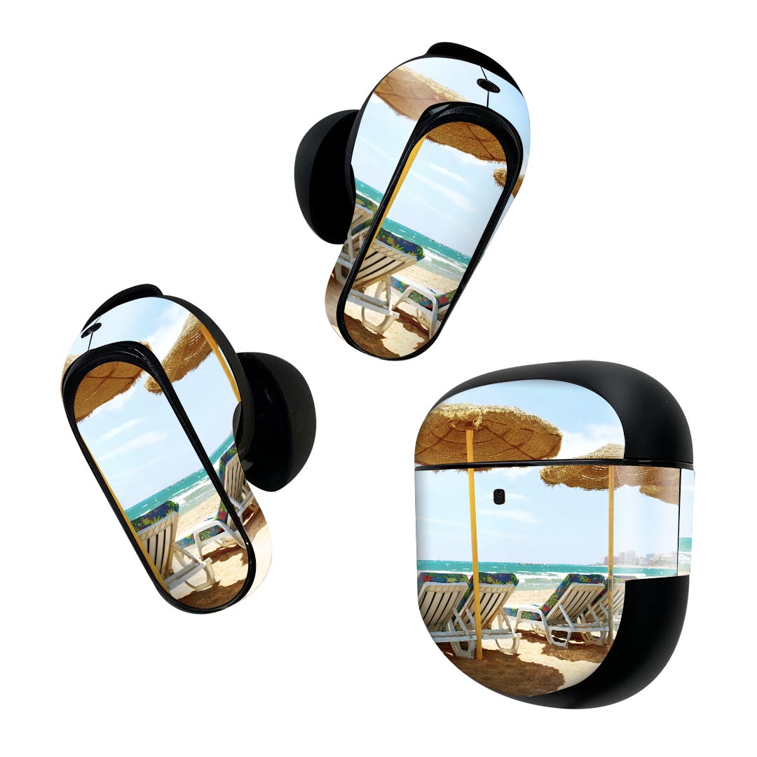 製品名 Bose QuietComfort Earbuds II 専用デザインスキンシール セット内容 Bose QuietComfort Earbuds II 専用シール　イヤホン（左右）3枚、充電ケース用シール 1枚AirPods第3世...