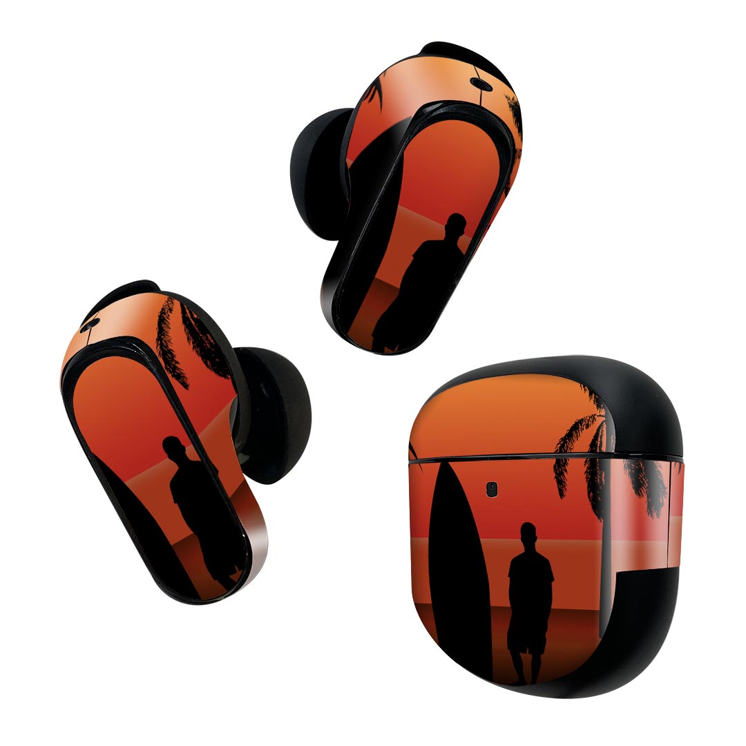 製品名 Bose QuietComfort Earbuds II 専用デザインスキンシール セット内容 Bose QuietComfort Earbuds II 専用シール　イヤホン（左右）3枚、充電ケース用シール 1枚AirPods第3世...