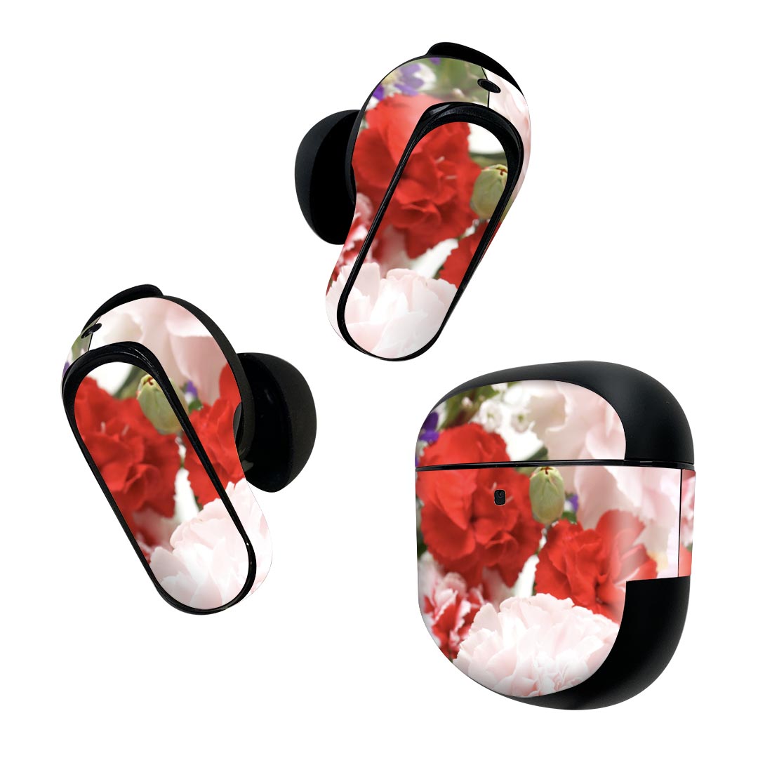 製品名 Bose QuietComfort Earbuds II 専用デザインスキンシール セット内容 Bose QuietComfort Earbuds II 専用シール　イヤホン（左右）3枚、充電ケース用シール 1枚AirPods第3世...