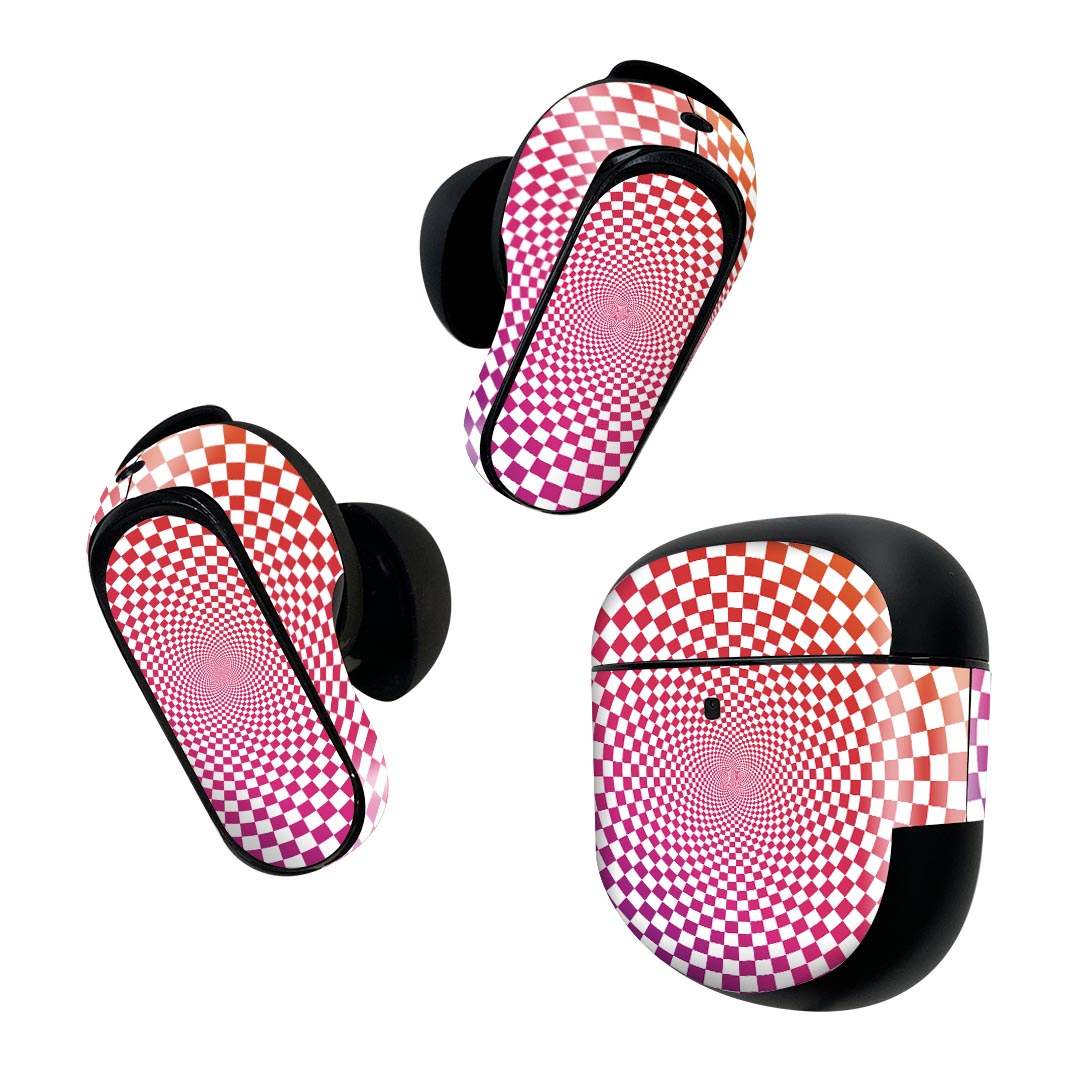 製品名 Bose QuietComfort Earbuds II 専用デザインスキンシール セット内容 Bose QuietComfort Earbuds II 専用シール　イヤホン（左右）3枚、充電ケース用シール 1枚AirPods第3世...