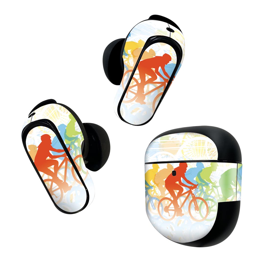 製品名 Bose QuietComfort Earbuds II 専用デザインスキンシール セット内容 Bose QuietComfort Earbuds II 専用シール　イヤホン（左右）3枚、充電ケース用シール 1枚AirPods第3世...
