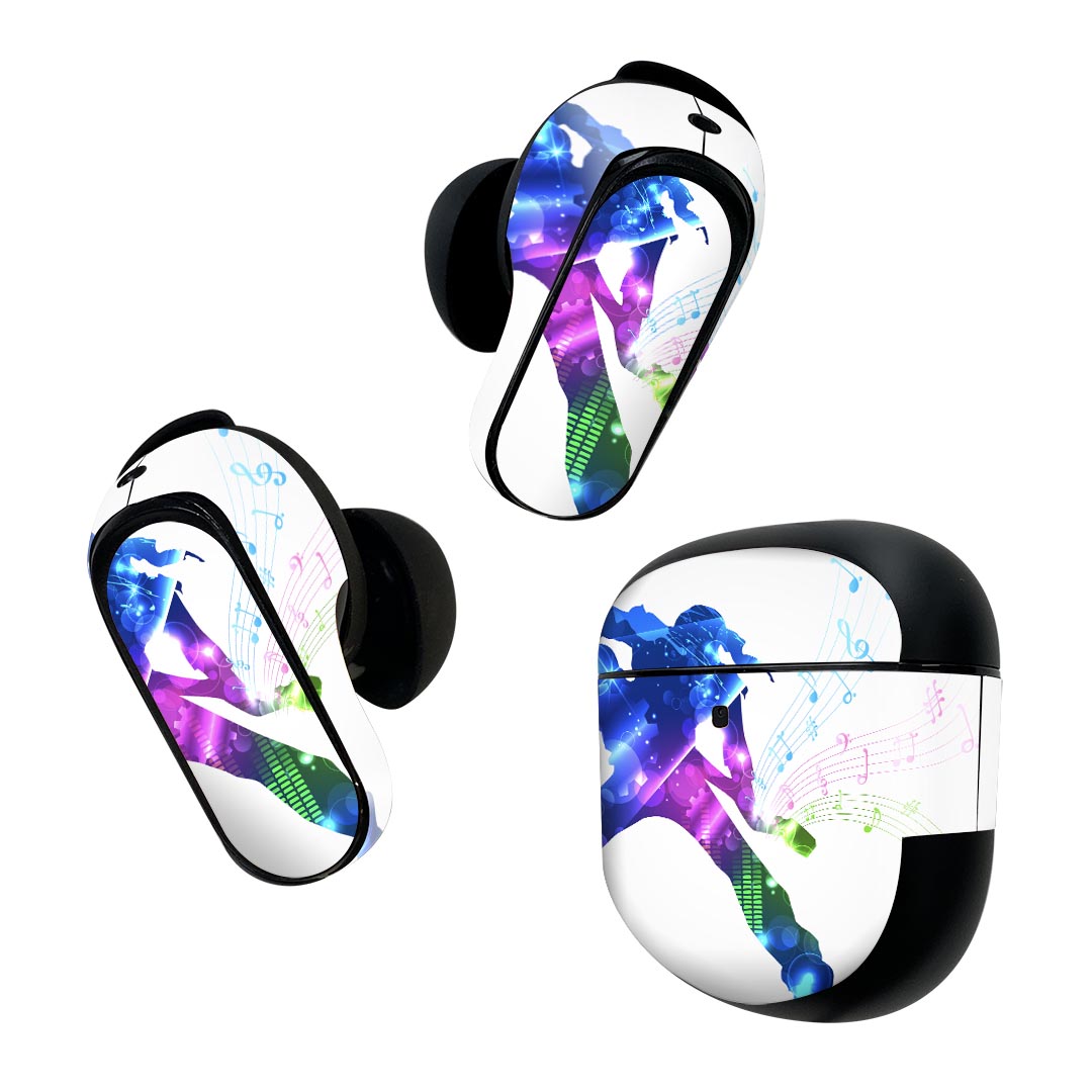 製品名 Bose QuietComfort Earbuds II 専用デザインスキンシール セット内容 Bose QuietComfort Earbuds II 専用シール　イヤホン（左右）3枚、充電ケース用シール 1枚AirPods第3世...