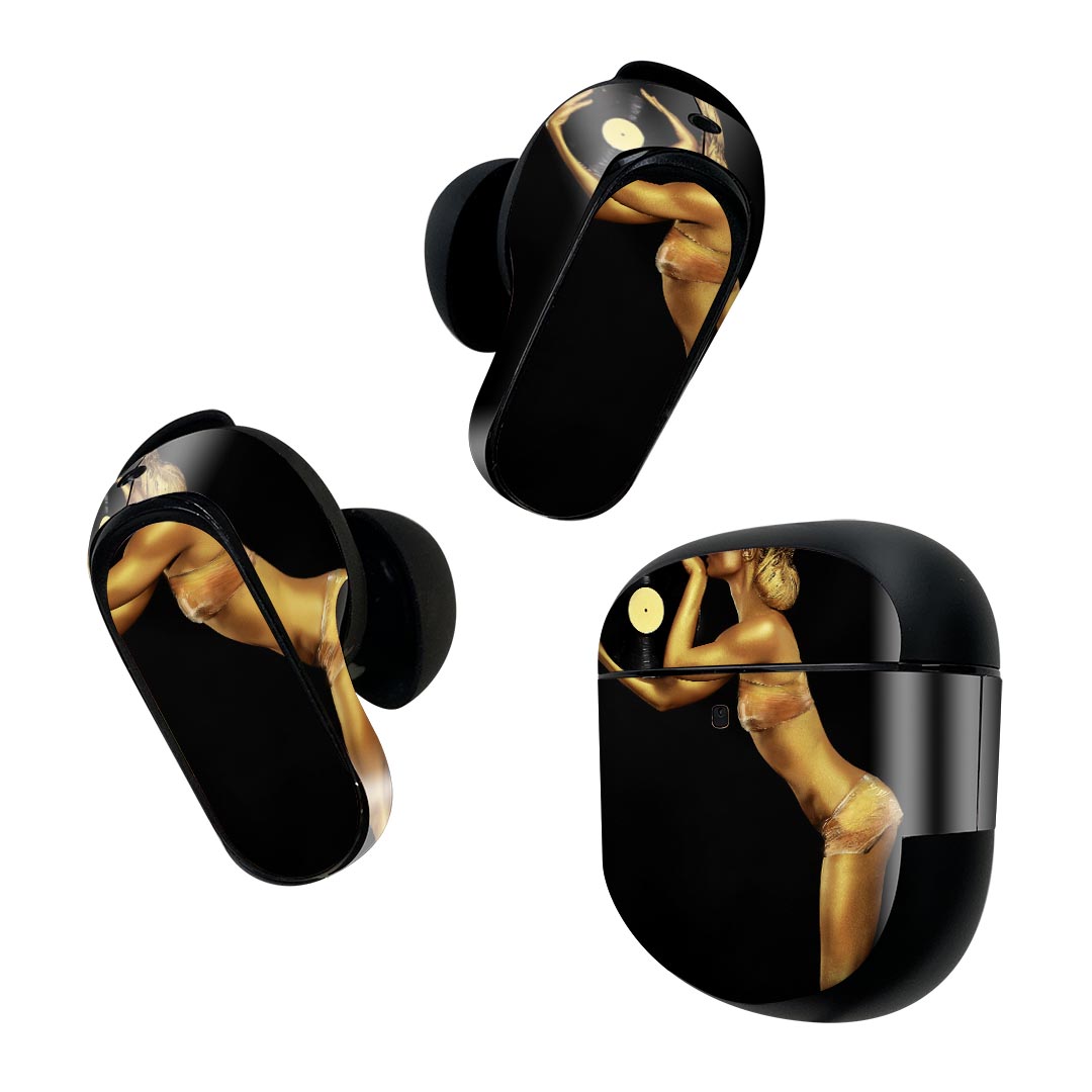 製品名 Bose QuietComfort Earbuds II 専用デザインスキンシール セット内容 Bose QuietComfort Earbuds II 専用シール　イヤホン（左右）3枚、充電ケース用シール 1枚AirPods第3世...
