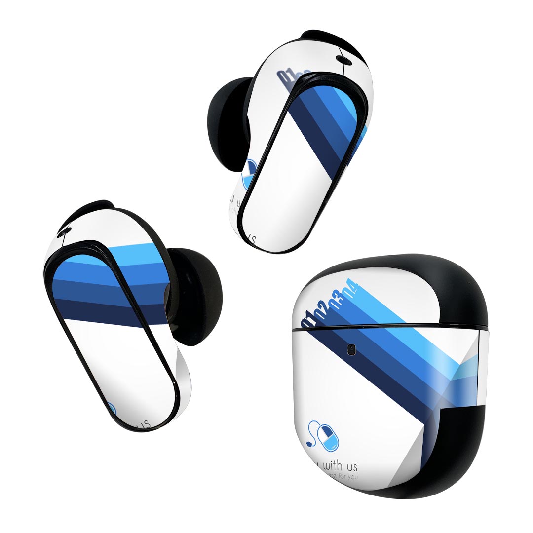 製品名 Bose QuietComfort Earbuds II 専用デザインスキンシール セット内容 Bose QuietComfort Earbuds II 専用シール　イヤホン（左右）3枚、充電ケース用シール 1枚AirPods第3世...